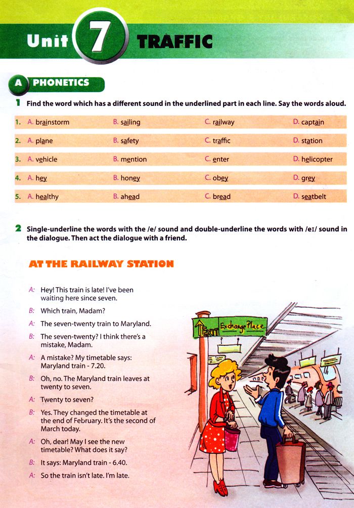 Bài tập Tiếng Anh lớp 7 Chương trình mới Unit 7: TRAFFIC - Baì tập Tiếng Anh lớp 7 Thí điểm Unit ...