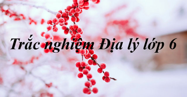 Trắc nghiệm Địa lí 6 bài 1 - Vị trí, hình dạng và kích thước của Trái ...