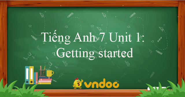 Tiếng Anh 7 Unit 1 Getting started - Soạn Anh 7 trang 6 - 7 Unit 1 ...