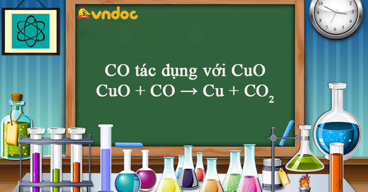 CuO + CO → Cu + CO2 - CO CuO - VnDoc.com
