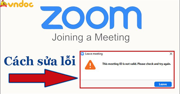 Cách sửa lỗi invalid meeting id trên Zoom - 4 Cách sửa lỗi invalid ...