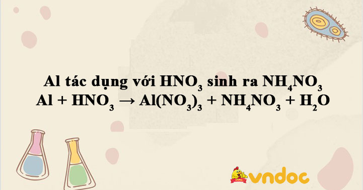 Al + HNO3 → Al(NO3)3 + NH4NO3 + H2O - Al HNO3 loãng - VnDoc.com