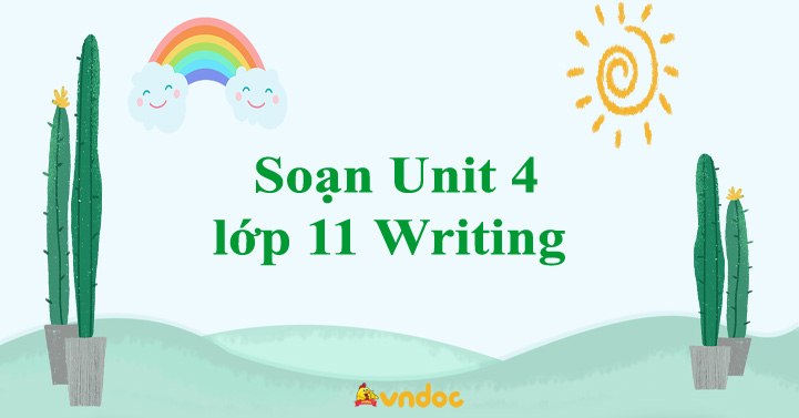Unit 4 lớp 11 Writing - Writing Unit 4 lớp 11 - VnDoc.com