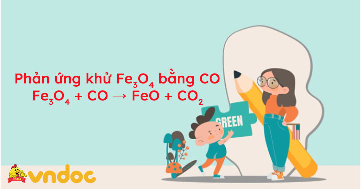 Fe3O4 + CO → FeO + CO2 - CO Fe3O4 - VnDoc.com