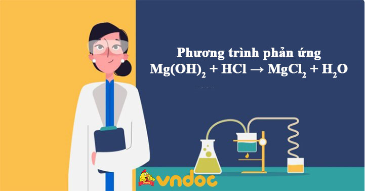 Mg(OH)2 + HCl → MgCl2 + H2O - Mg(OH)2 ra HCl - VnDoc.com