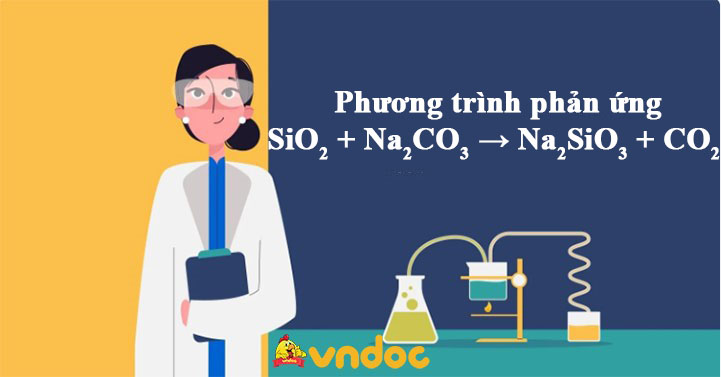 SiO2 + Na2CO3 → Na2SiO3 + CO2 - Na2CO3 ra Na2SiO3 - VnDoc.com