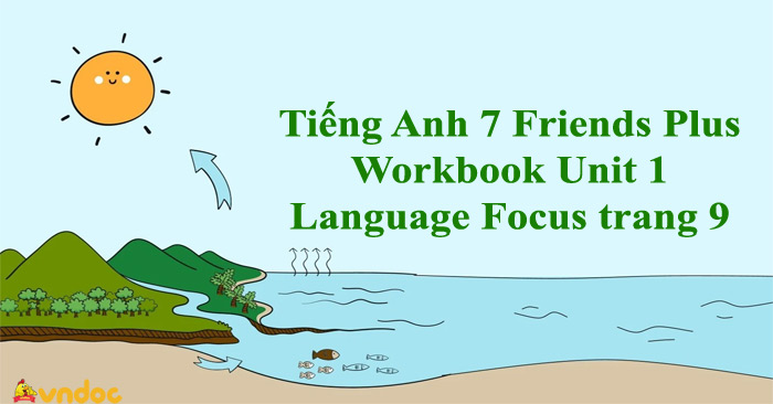 Tiếng Anh 7 Friends Plus Workbook Unit 1 Language Focus trang 9 ...