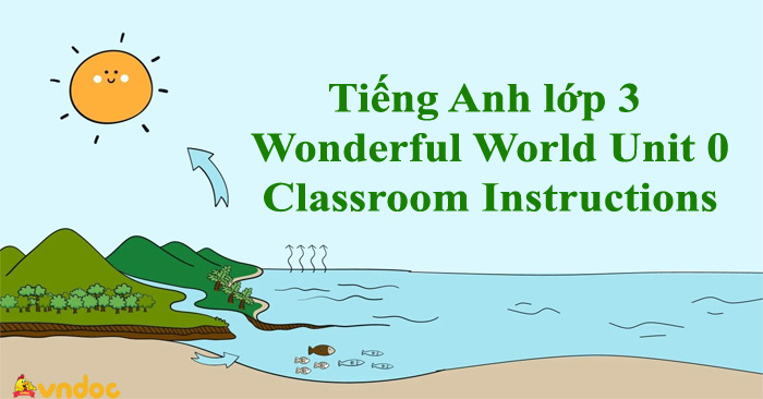 Tiếng Anh lớp 3 Wonderful World Unit 0 Classroom Instructions - Unit 0 lớp 3 Classroom ...