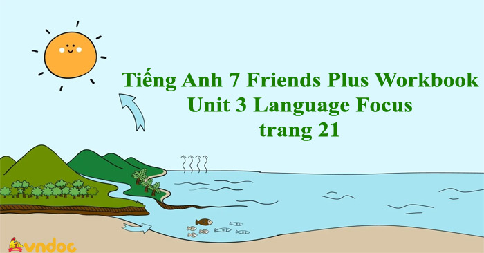 Tiếng Anh 7 Friends Plus Workbook Unit 3 Language Focus trang 21 - Giải ...
