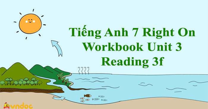 Tiếng Anh 7 Right On Workbook Unit 3 3f Reading - Sách bài tập tiếng ...