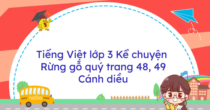 Tiếng Việt lớp 3 Kể chuyện: Rừng gỗ quý trang 48, 49 Cánh diều - Bài 14: Anh em một nhà - VnDoc.com