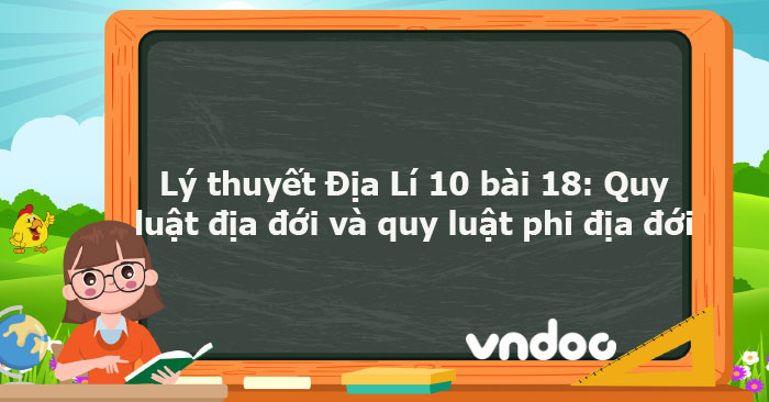 Lý thuyết Địa lý 10 bài 18 CTST - Quy luật địa đới và quy luật phi địa ...