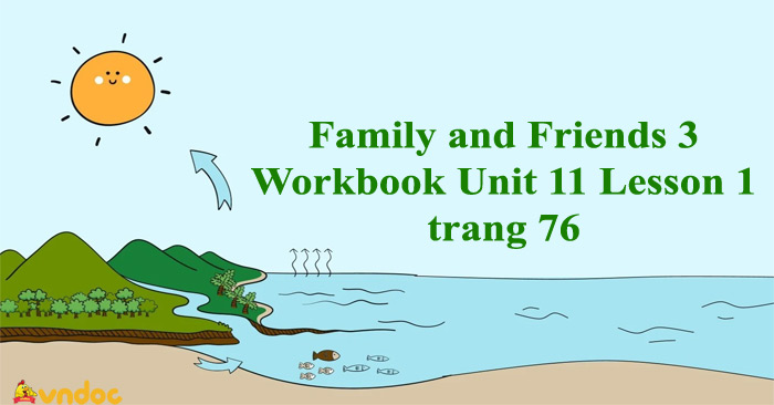 Family and Friends 3 Workbook Unit 11 Lesson 1 trang 76 - Giải SBT Family and Friends 3 Workbook ...