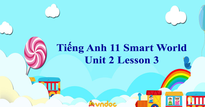 Tiếng Anh 11 Smart World Unit 2 Lesson 3 - Anh 11 i Learn Smart World Unit 2 Lesson 3 trang 22 ...