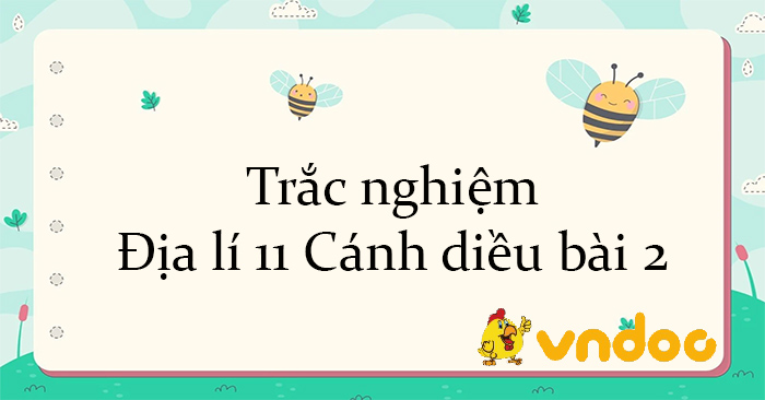 Trắc nghiệm Địa lí 11 Cánh diều bài 2 - Toàn cầu hóa, khu vực hóa kinh ...