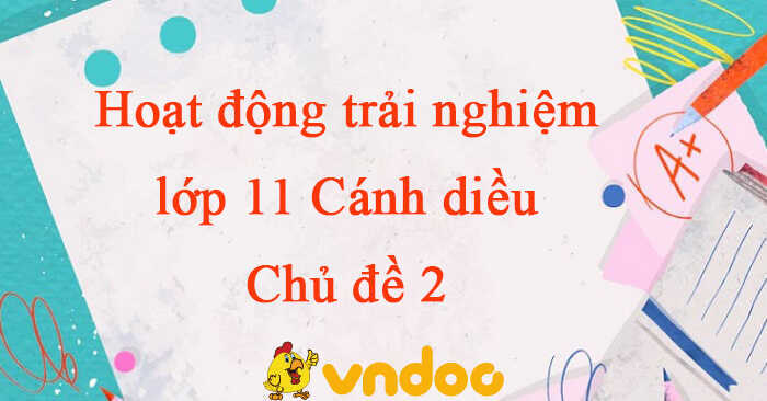 Hoạt động trải nghiệm 11 Cánh diều chủ đề 2 - Quản lí bản thân - VnDoc.com