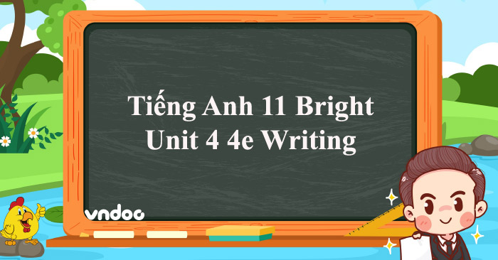 Tiếng Anh 11 Bright Unit 4 4e Writing - Tiếng Anh 11 Bright student book Unit 4 4e Writing trang ...