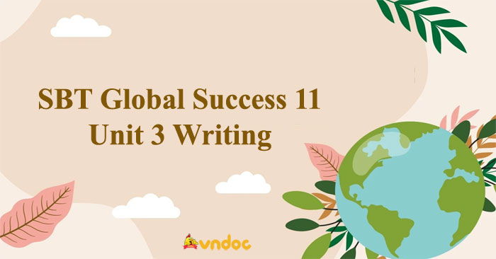 Sách bài tập Tiếng Anh 11 Global Success Unit 3 Writing - Giải SBT Unit 3 lớp 11 trang 24 ...