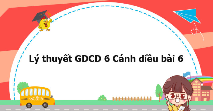 Lý thuyết GDCD 6 Cánh diều bài 6 - Tự nhận thức bản thân - VnDoc.com