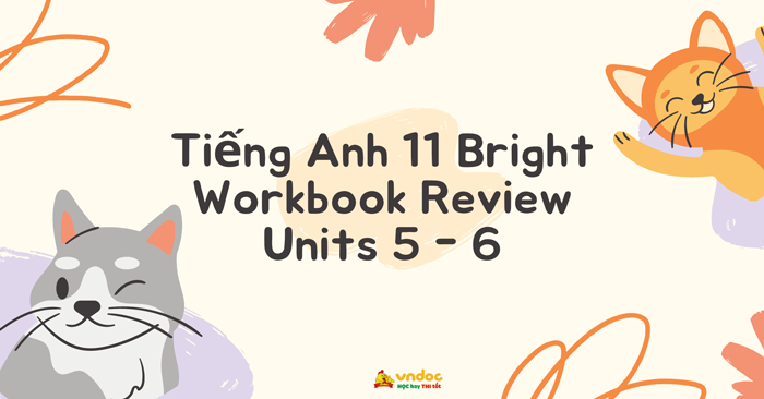 Tiếng Anh 11 Bright Workbook Review Units 5 - 6 - Sách bài tập Tiếng ...
