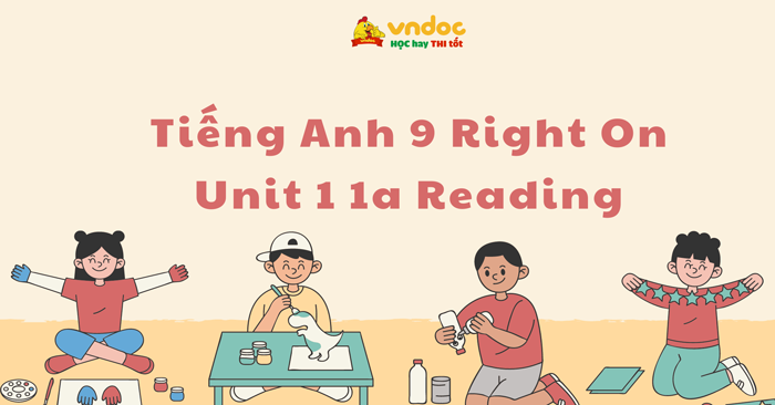 Tiếng Anh 9 Unit 1 1a Reading - Right on 9 Unit 1 1a Reading - VnDoc.com
