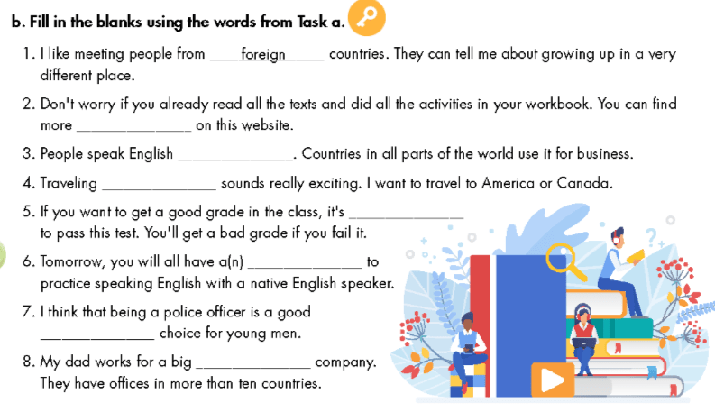 Sách bài tập Tiếng Anh 9 Smart World Unit 1 Lesson 2 - Smart World 9 Workbook Unit 1 Lesson 2 ...