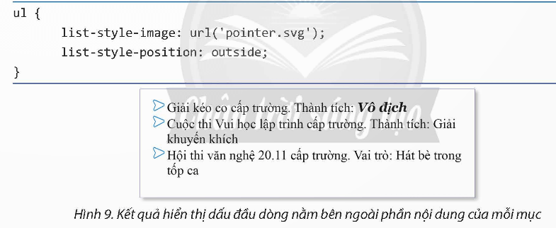 Tin học 12 Chân trời sáng tạo bài F10 - Định kiểu CSS cho siêu liên kết và danh sách - VnDoc.com