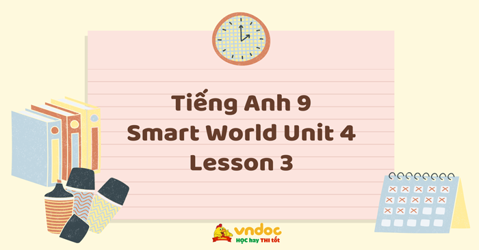 Tiếng Anh 9 Smart World Unit 7 Lesson 1 - Tiếng Anh 9 i-Learn Smart World unit 7 Lesson 1 ...