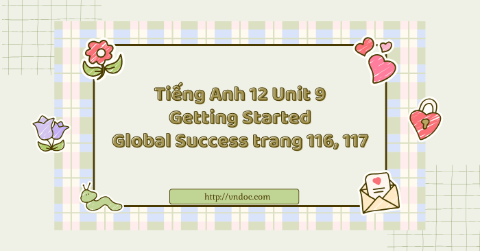 Tiếng Anh 12 Unit 9 Getting Started Global Success - Unit 9 lớp 12 Getting started trang 116 ...
