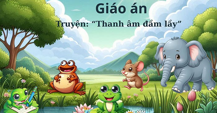 Giáo án: Truyện ‘Thanh âm đầm lầy’ - Giáo án lớp chồi: Truyện ‘Thanh âm ...