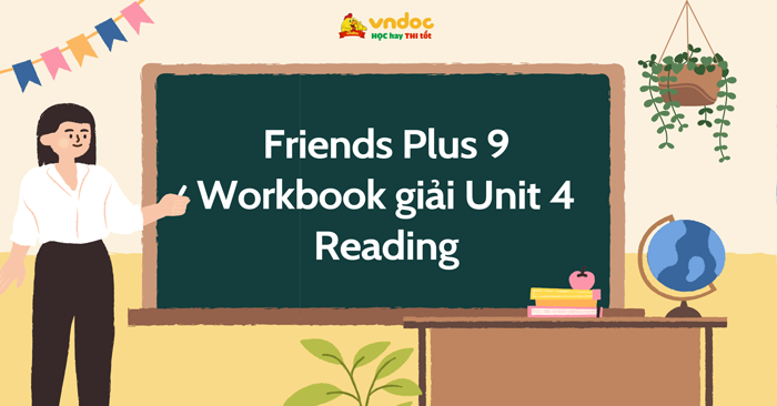 Friends Plus 9 Workbook giải Unit 4 Reading - Tiếng Anh 9 Friends Plus ...