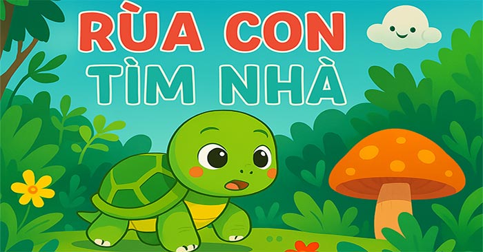 Giáo án: Truyện 'Rùa con tìm nhà' - Giáo án lớp mầm: Truyện 'Rùa con ...